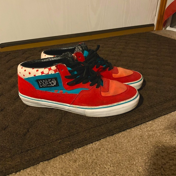 Vans | Shoes | Vans Red White Blue Customs | Poshmark